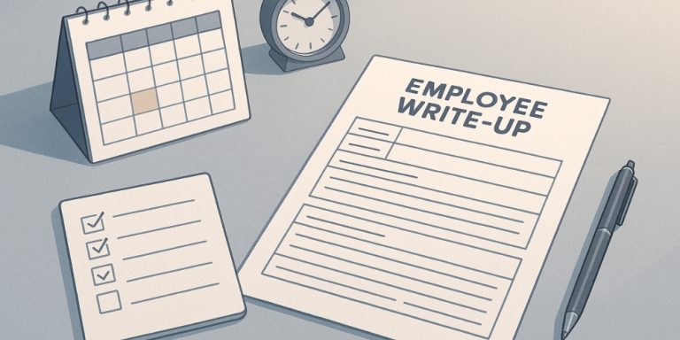 Employee Write Up Form Explained: When and How to Use It